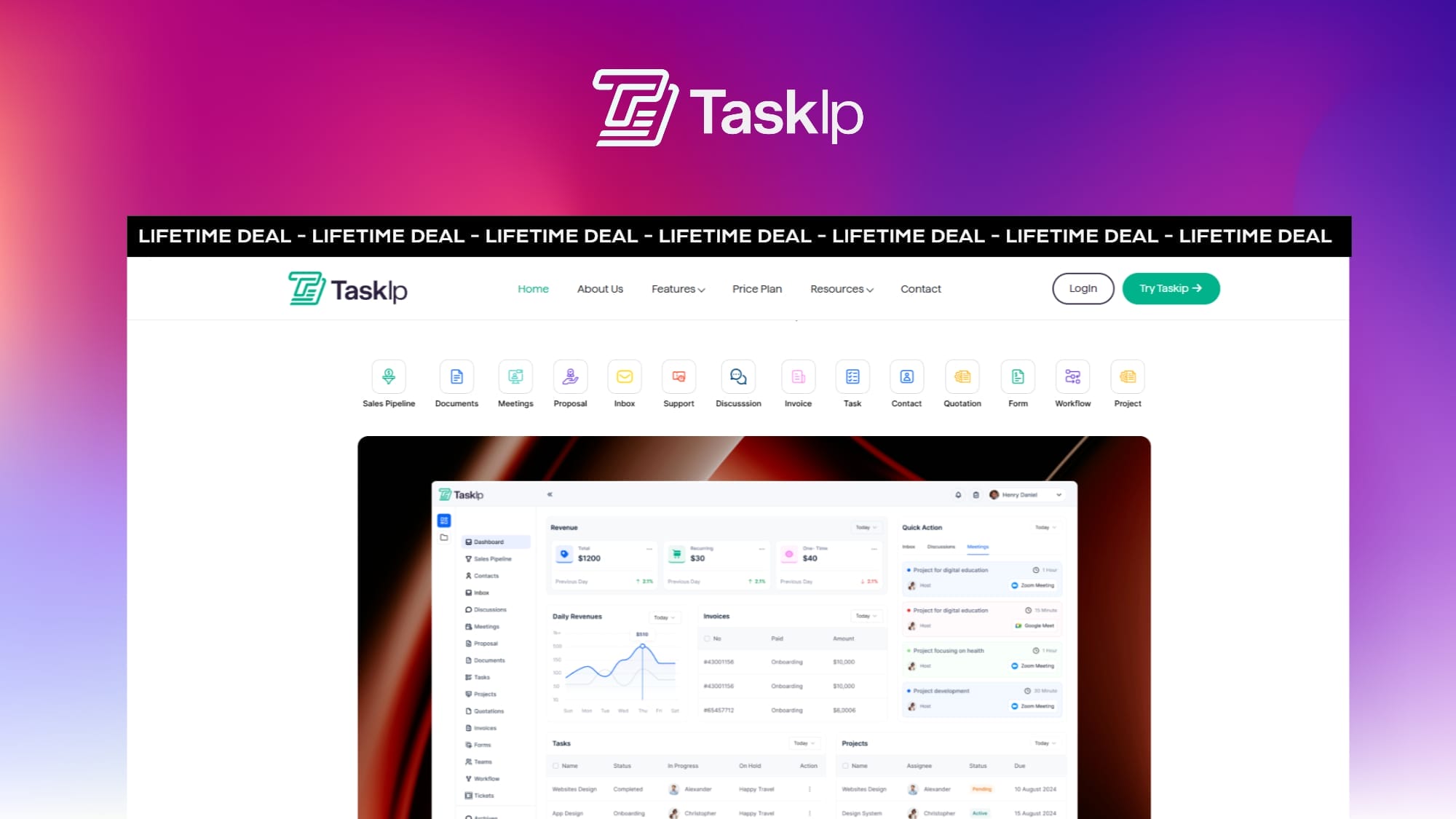 Taskip Lifetime Deal - Earlybird